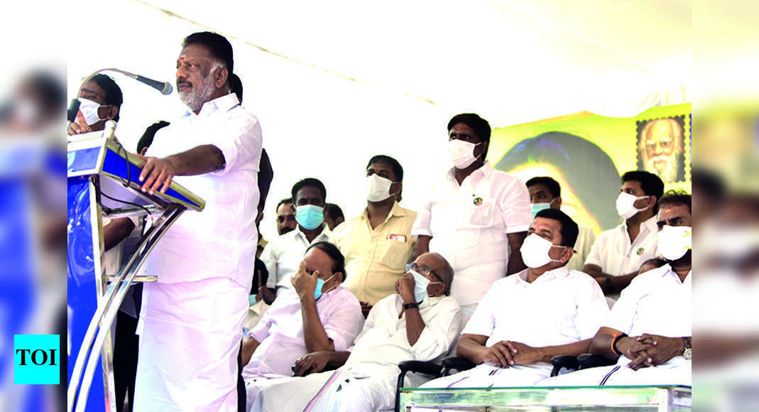 People Angry With Dmk Govt, Will Back Aiadmk, Says Ops | Coimbatore ...