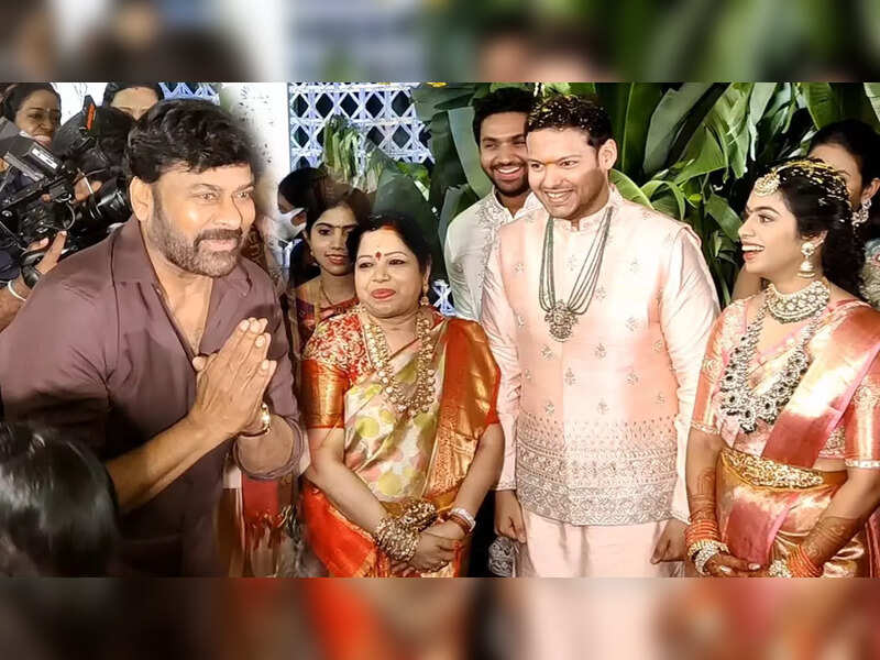 Chiranjeevi graces a big fat wedding in style! | Telugu Movie News ...