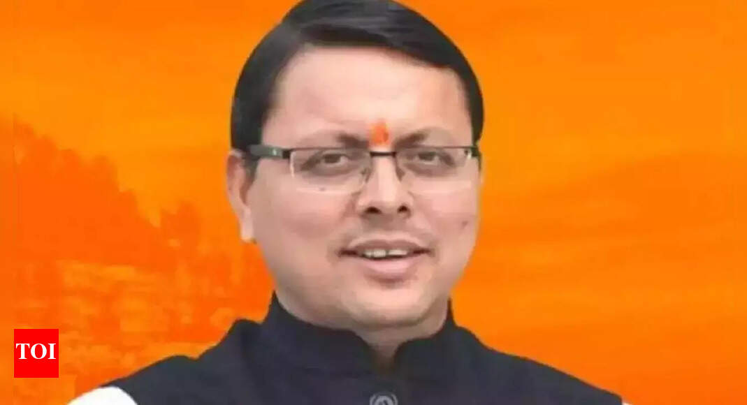 Dhami: Cm Dhami Promises Uniform Civil Code If Bjp Returns To Office ...