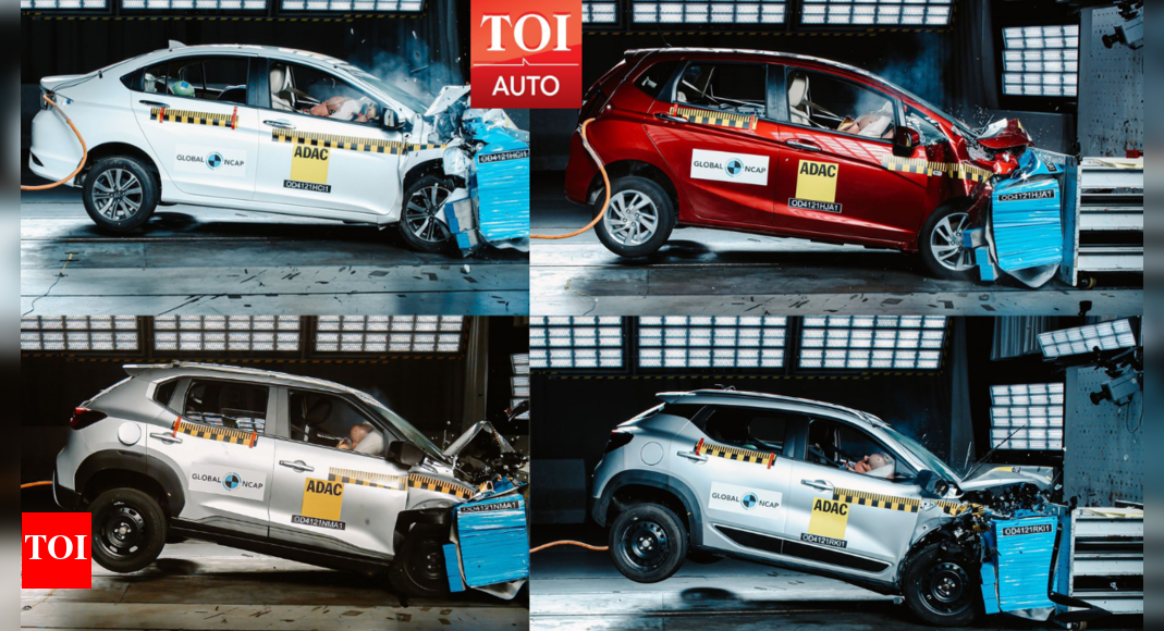 Renault Kiger, Nissan Magnite, Honda Jazz & City now among safe Indian ...