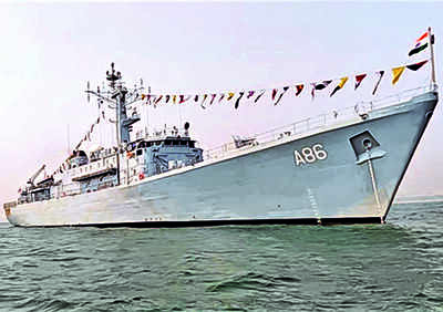 Tir: Navy Training Vessel Ins Tir Turns 36 | Kochi News - Times of India