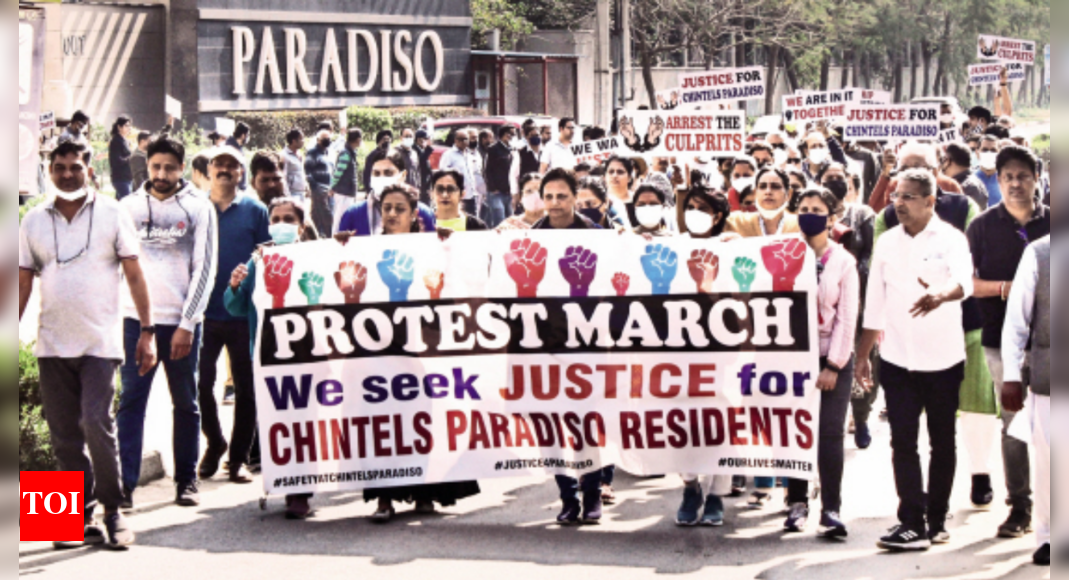 Living In Fear, Guilty Roams Free: Residents At Protest March | Gurgaon ...