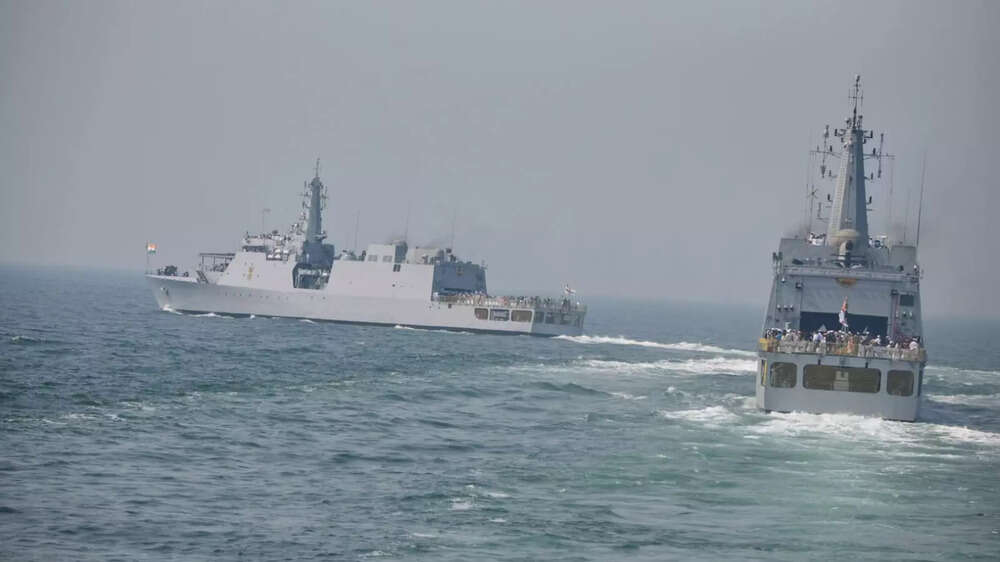 In pics: President reviews Indian Naval Fleet off Vizag coast | The ...