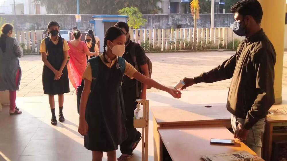 Photos: Students return to campus as Goa schools reopen | The Times of ...