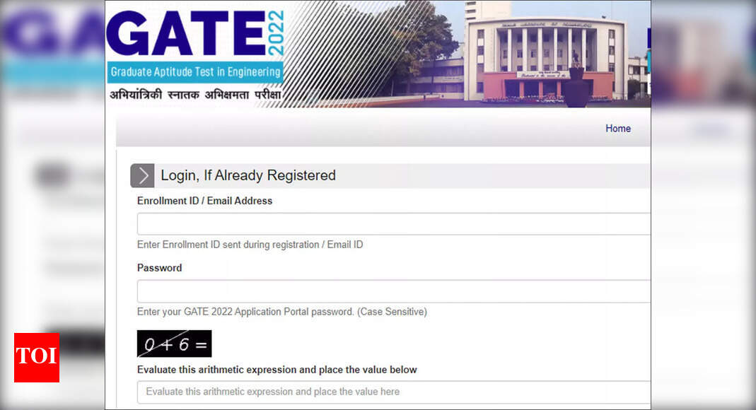 GATE 2022 Answer Key released at gate.iitkgp.ac.in, check here - Times ...