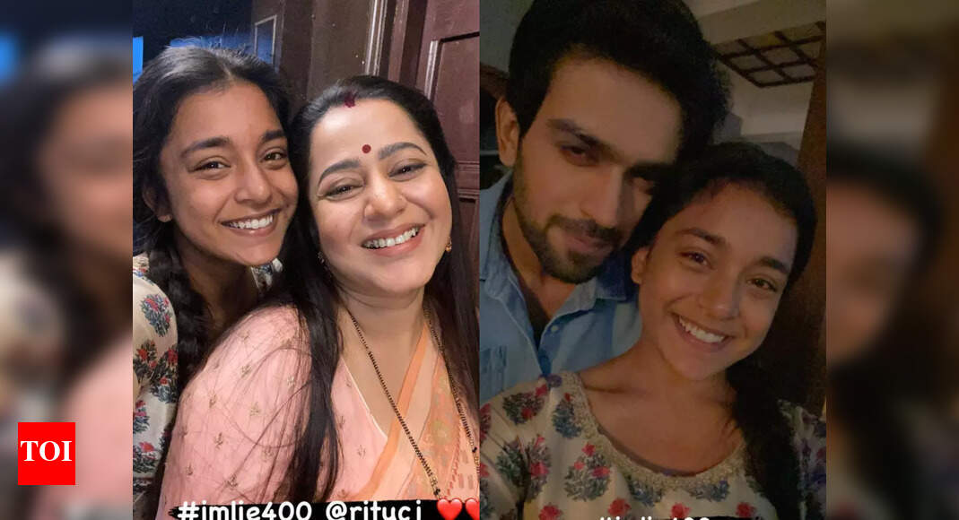 Imlie’s Sumbul Touqeer, Ritu Chaudhry and the cast celebrate as show ...