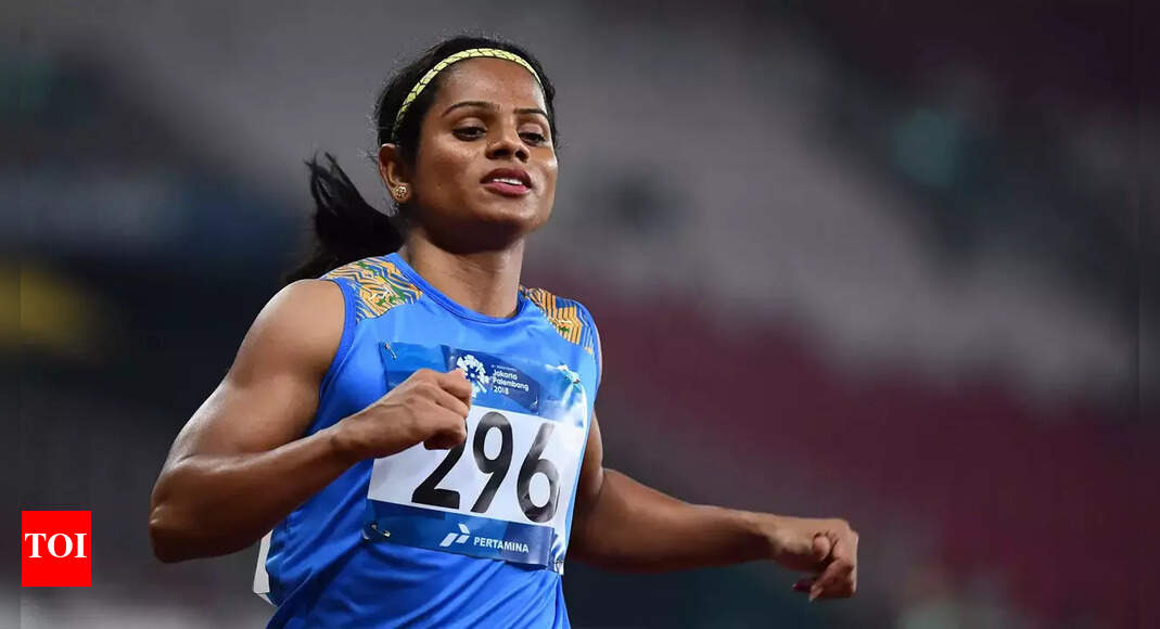 Dutee Chand opens season with 100m gold, Priya Mohan bags 400m title in ...