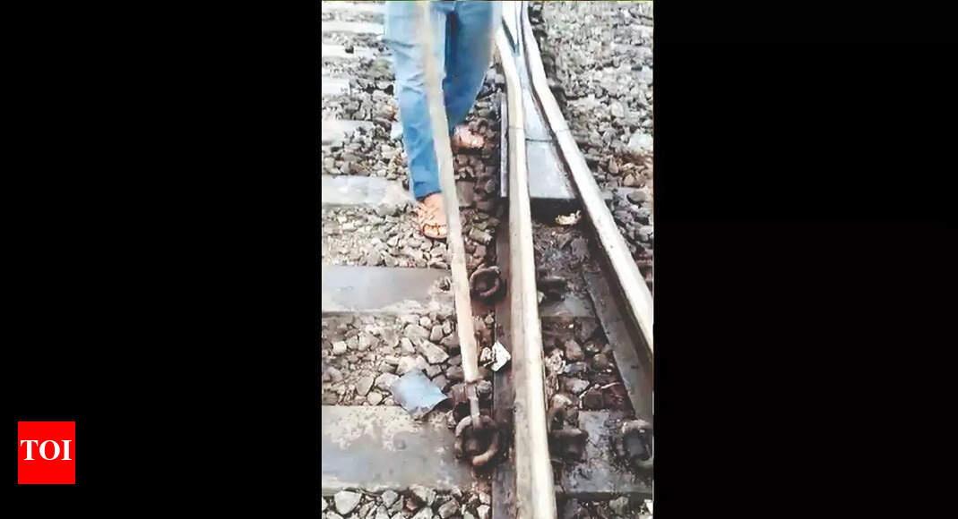 Bid To Derail Train By Removing 234 Clips From Track Foiled | Ahmedabad ...