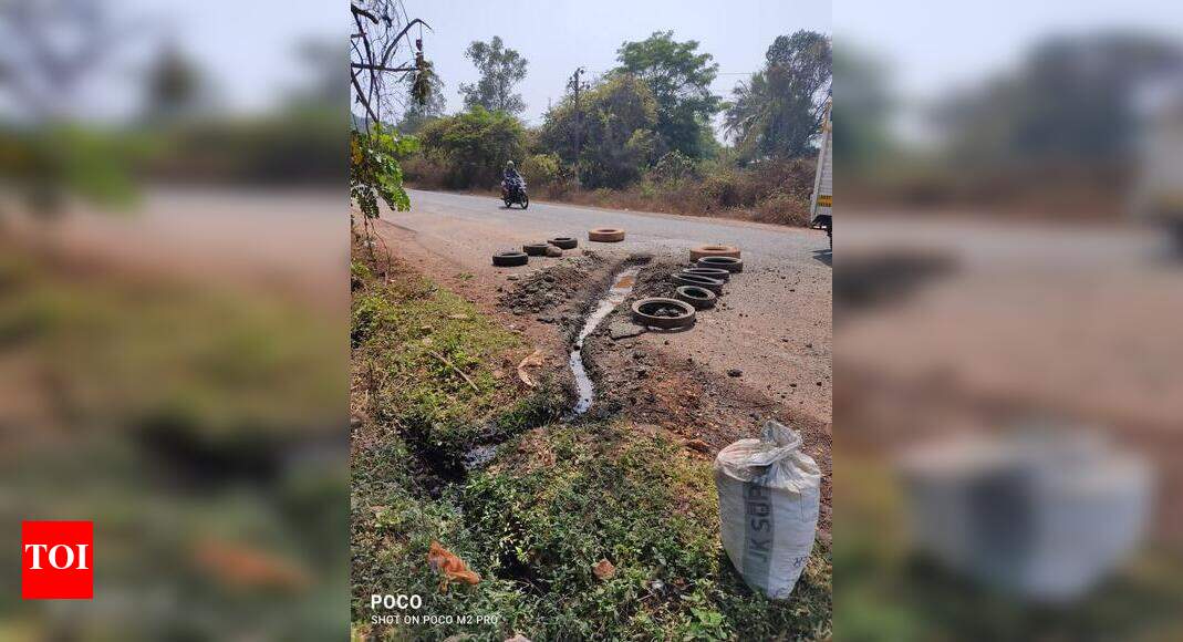 WRD commences work to fix ruptured pipeline at Gulem | Goa News - Times ...