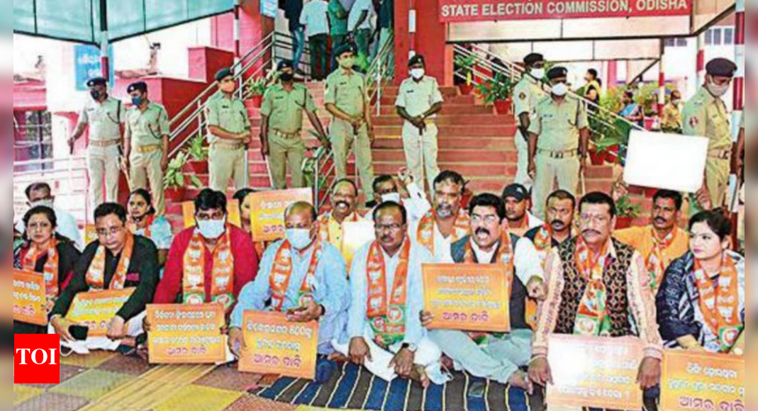 Bjp: Bjd, Bjp Accuse Each Other Of Poll Violence | Bhubaneswar News - The Times of India