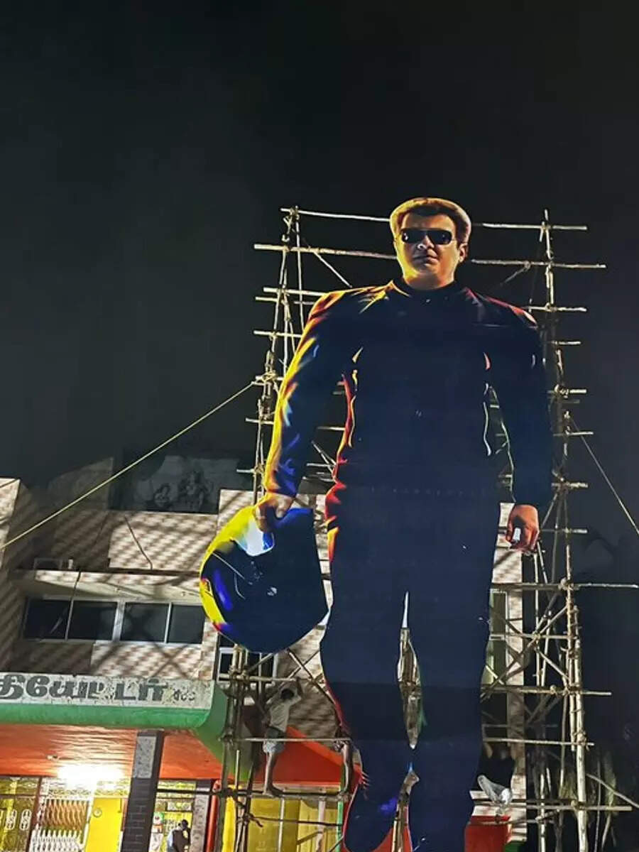 'Valimai' release - look how fans are celebrating in theatres | Times ...