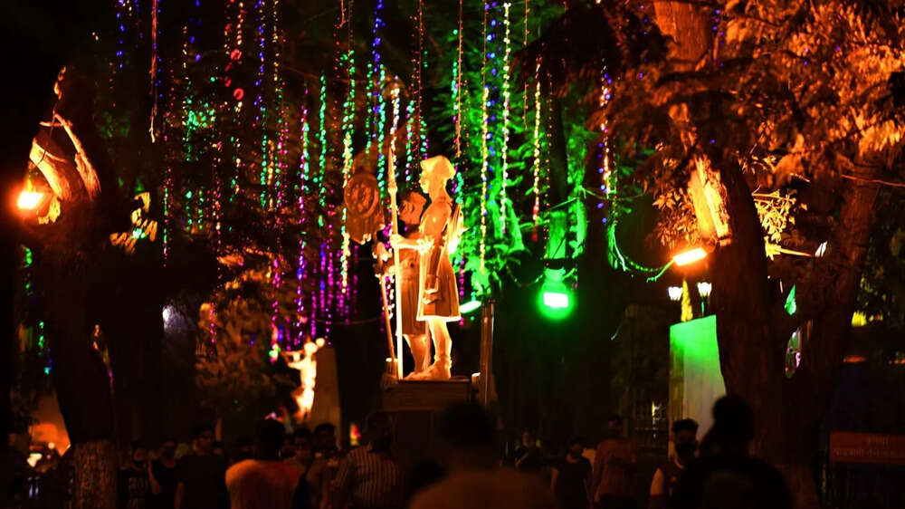 Photos from Mumbai: Shivaji Park illuminates with colourful lighting ...