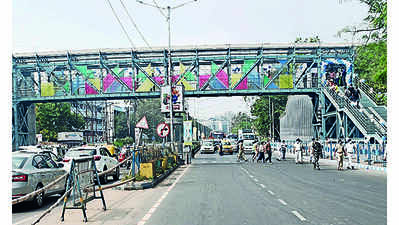 Fob: Chingrighata Fob Use Must For Pedestrians | Kolkata News - Times ...