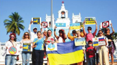 Ukrainians in Goa seek refugee status, India’s help to end war | Goa ...