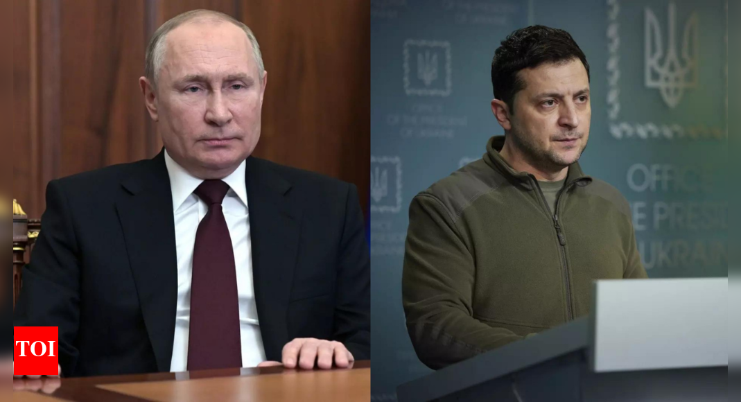 Zelensky: Putin nuclear alert forces Ukraine into talks - Times of India