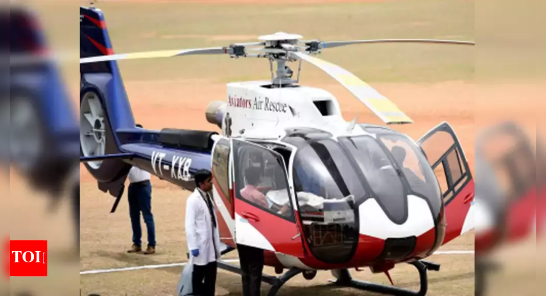 Dme: Air Ambulance On Dme? Nhai Seeks Approvals | Ghaziabad News - Times of India