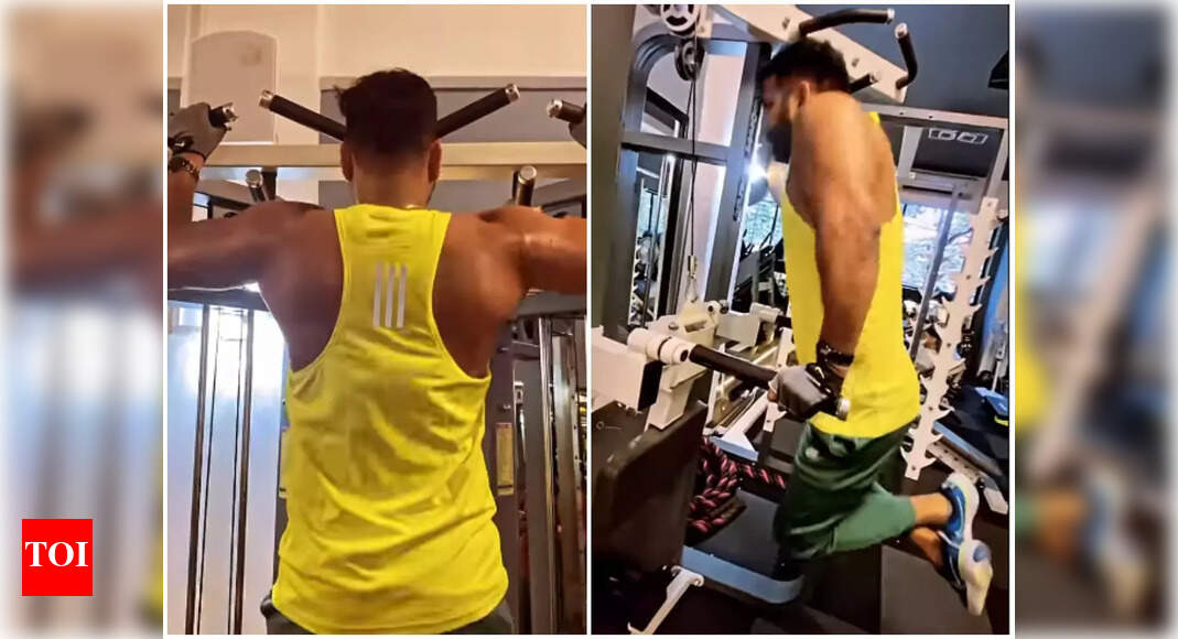 Pawan Singh turns the beast mode on, sweats it out in the gym ...