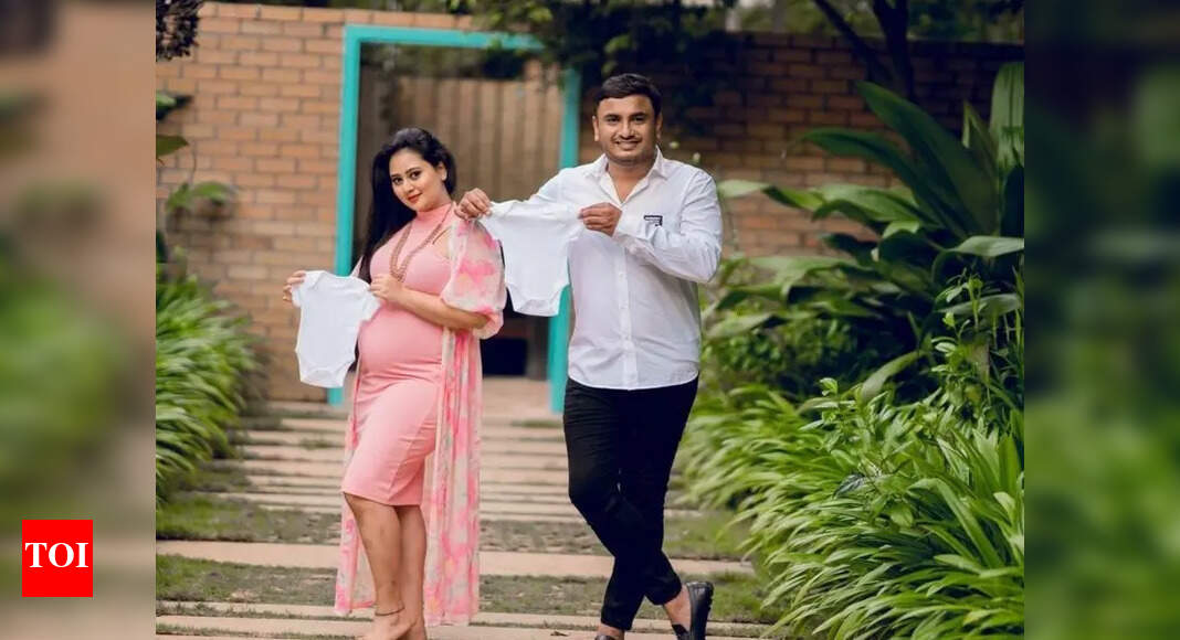 Amulya and Jagadish R Chandra blessed with twin babies | Kannada Movie ...