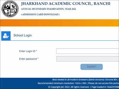 JAC Class 10 Admit Card 2022 released @ jac.jharkhand.gov.in: check ...