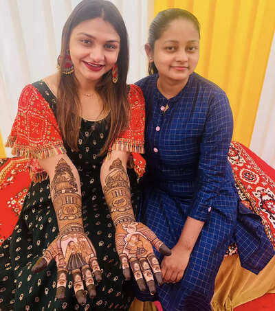Henna artist Unnati Patel, with seven years of experience, is a hit ...