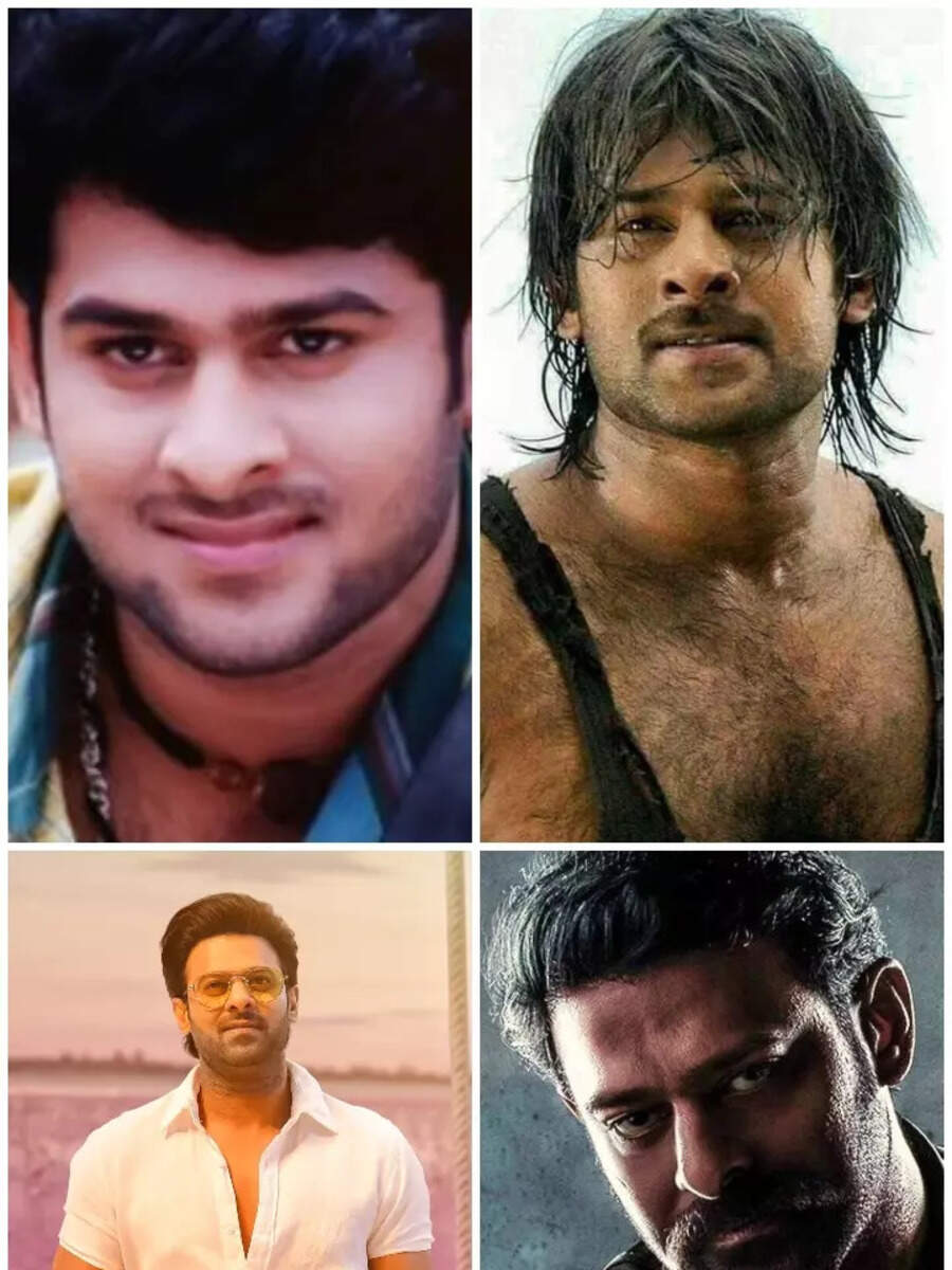 10 Evolutionary changes in Pan-India Star Prabhas facial features and ...