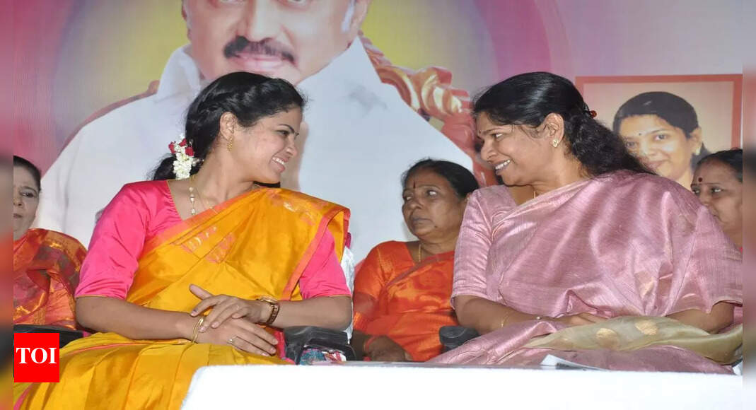‘Don’t let family members run the show,’ DMK MP Kanimozhi tells women ...