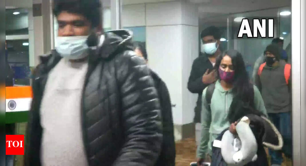 Operation Ganga: Another evacuation flight reaches Delhi | India News ...