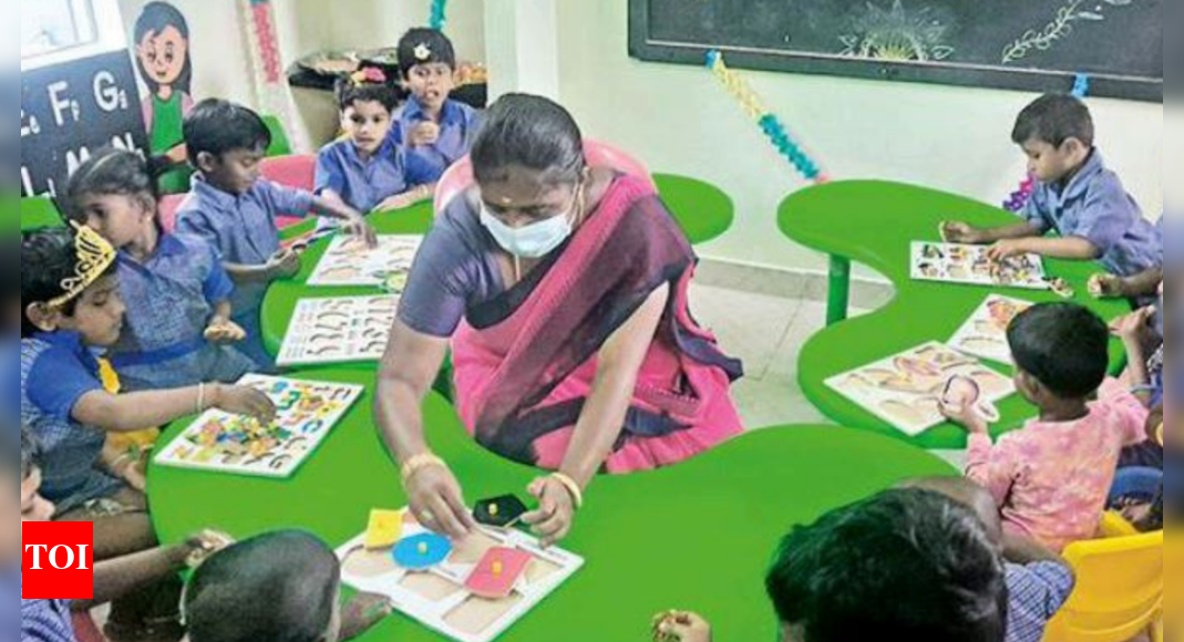 Tamil Nadu: Smart anganwadi centre, library opened in Tanjore | Chennai ...