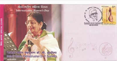 Special postal cover released on legendary Indian playback singer P ...