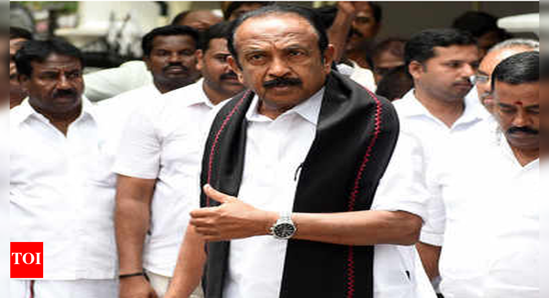MDMK decides to hold organisational polls | Chennai News - Times of India