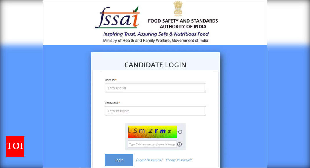 FSSAI Admit Card 2022 for various posts released @fssai.gov.in ...