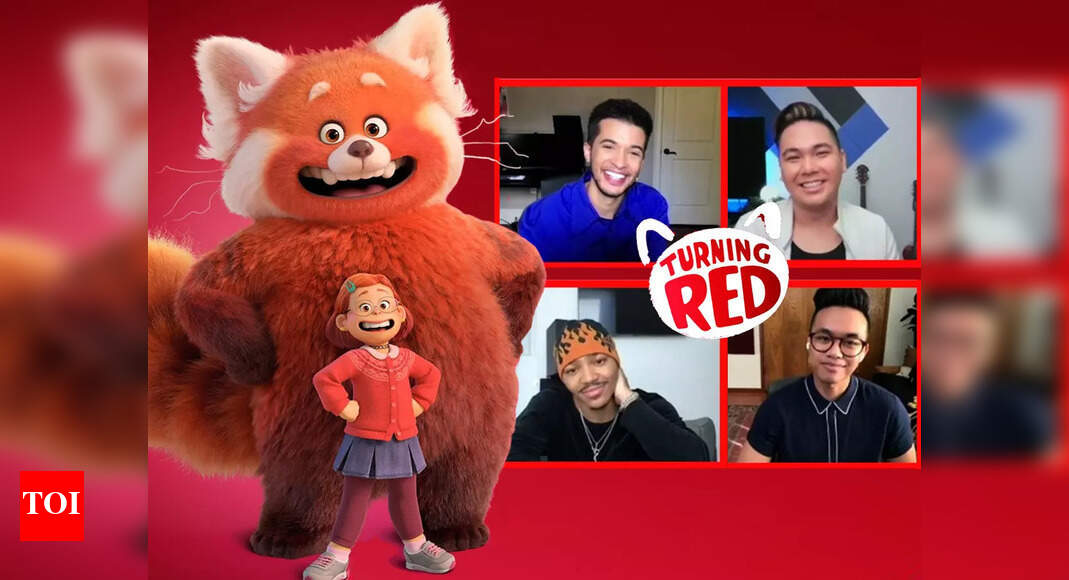 'Turning Red' stars Jordan Fisher, Grayson Villanueva, Josh Levi ...