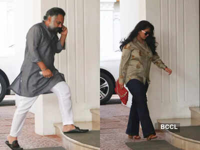 Luv Ranjan and wife Alisha Vaid make first appearance in the city ever ...