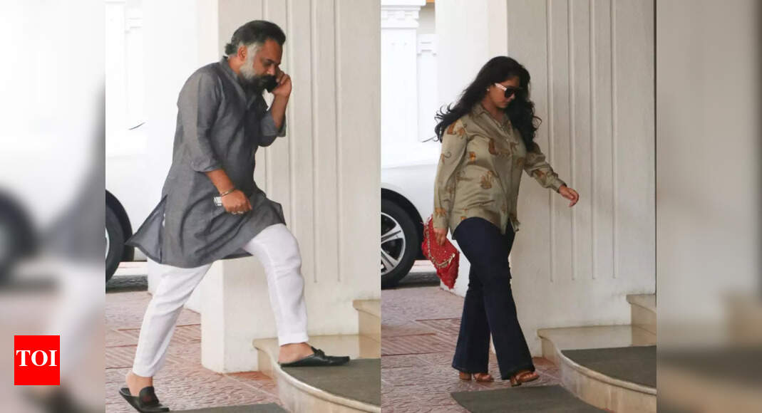 Luv Ranjan and wife Alisha Vaid make first appearance in the city ever ...