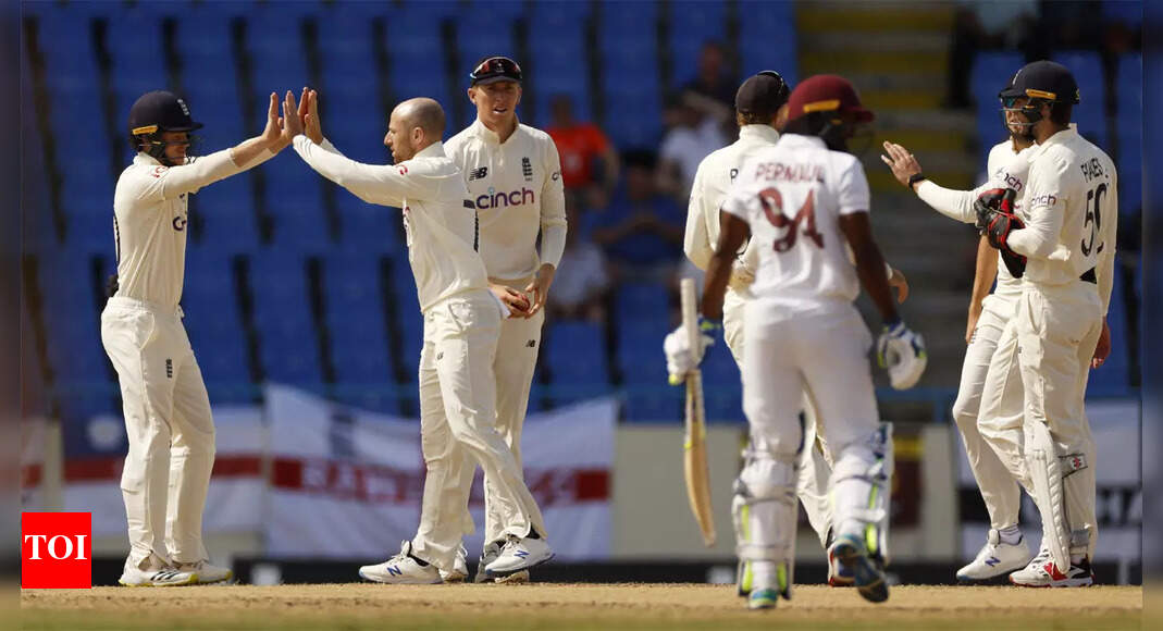 1st Test: West Indies lead England by 64 runs after first innings ...