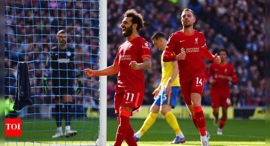 EPL: Liverpool sink Brighton to move within three points of Man City ...