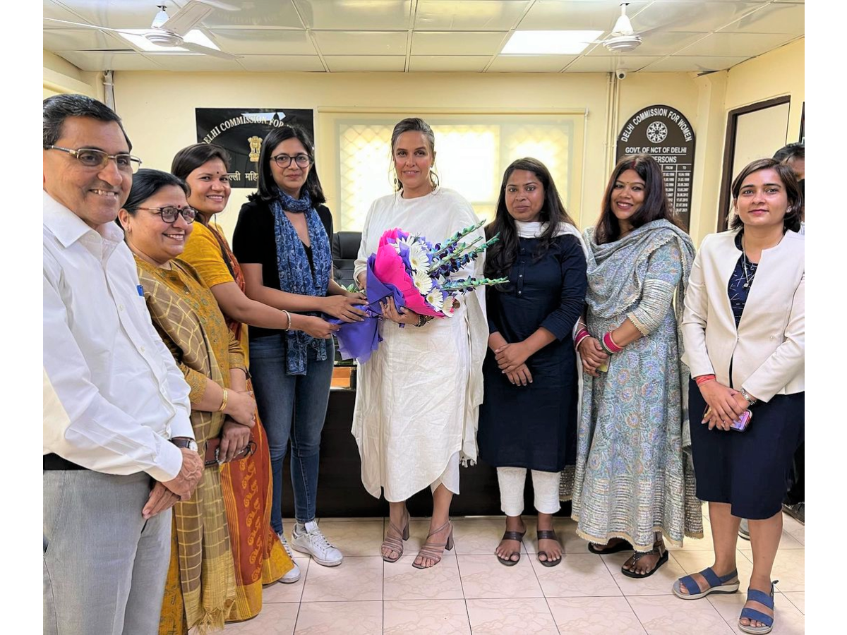 Neha Dhupia visits Delhi Commission for Women after the success of ‘A ...