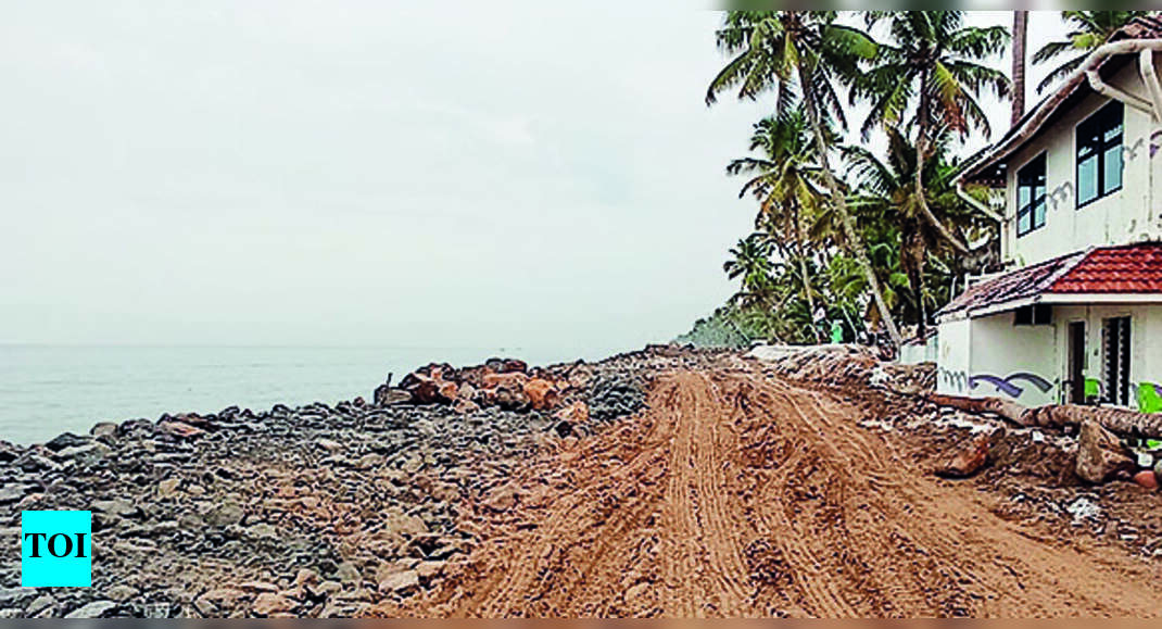 Bazaar: Seawall Works Begin At Bazaar | Kochi News - Times of India