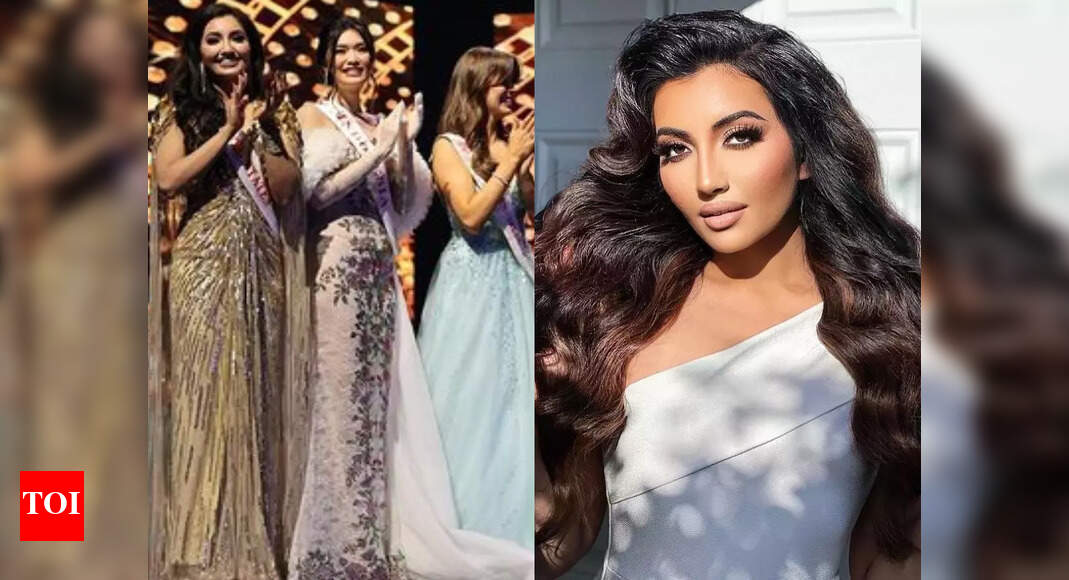 Indian-American Shree Saini is 1st runner up at Miss World 2021 - Times ...