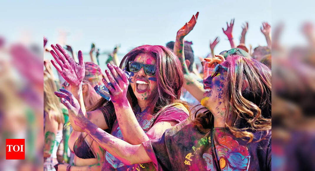 Let’s play Holi – but take care of your skin & hair - Times of India