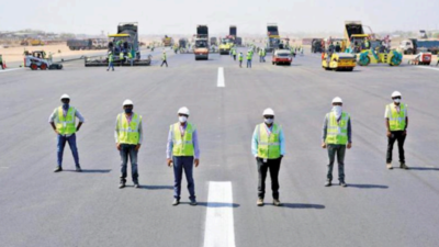 5-layer Runway Resurfacing Done | Ahmedabad News - Times of India