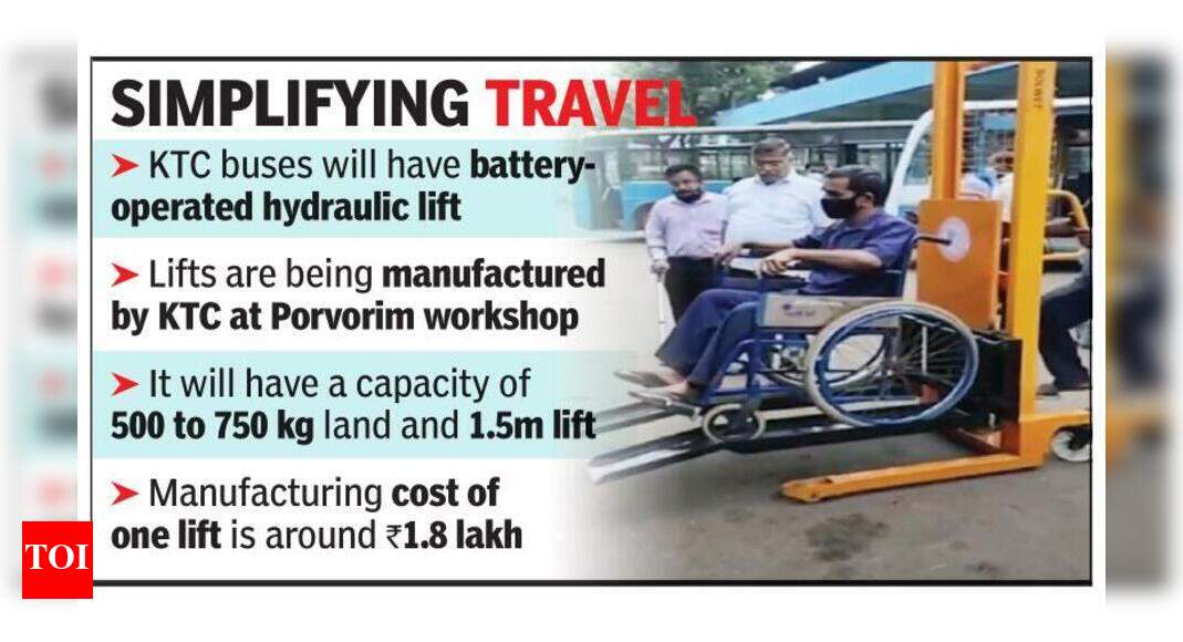 Soon, 145 KTC buses to help transport wheelchair-bound | Goa News ...