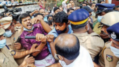 SilverLine project: Violent standoff between protesters and police in ...