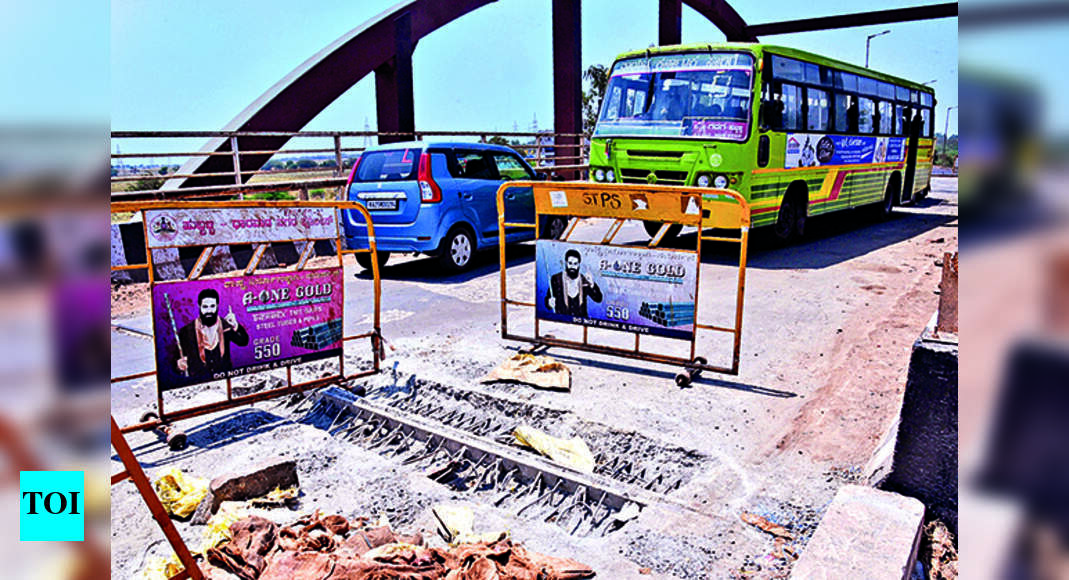 Rob: Railway Overbridge Is In Bad Condition | Hubballi News - Times of ...