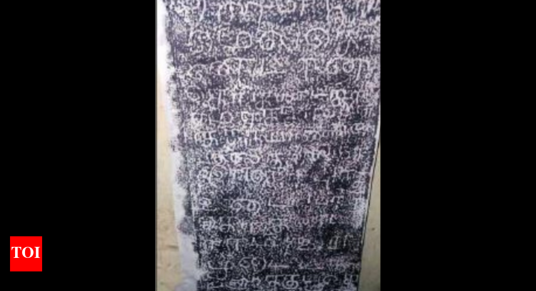 10th century Chola inscription found in Tamil Nadu's Thanjavur temple ...