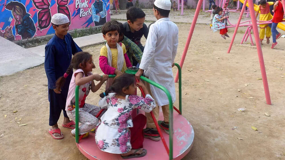 In photos: A look at Delhi's first Pink Park | The Times of India