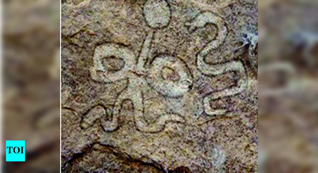 Tamil: Rock Art Recently Found In Tirunelveli Shows Snake Goddess ...