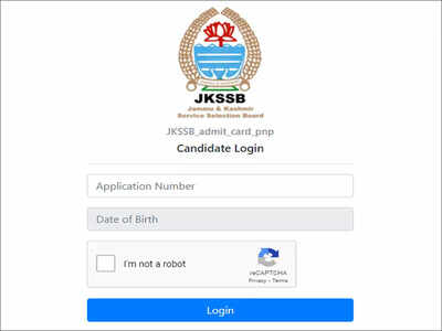 JKSSB SI Admit Card 2022: J&K Police SI admit card 2022 released at ...