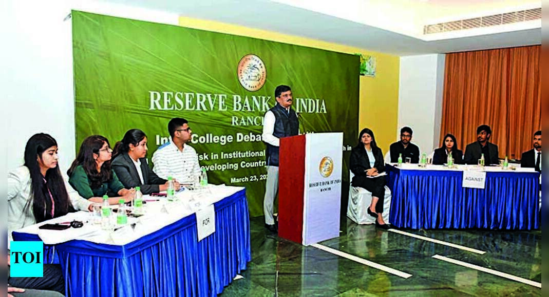 Young Minds Debate Climate Impact At Rbi Meet | Ranchi News - Times of ...