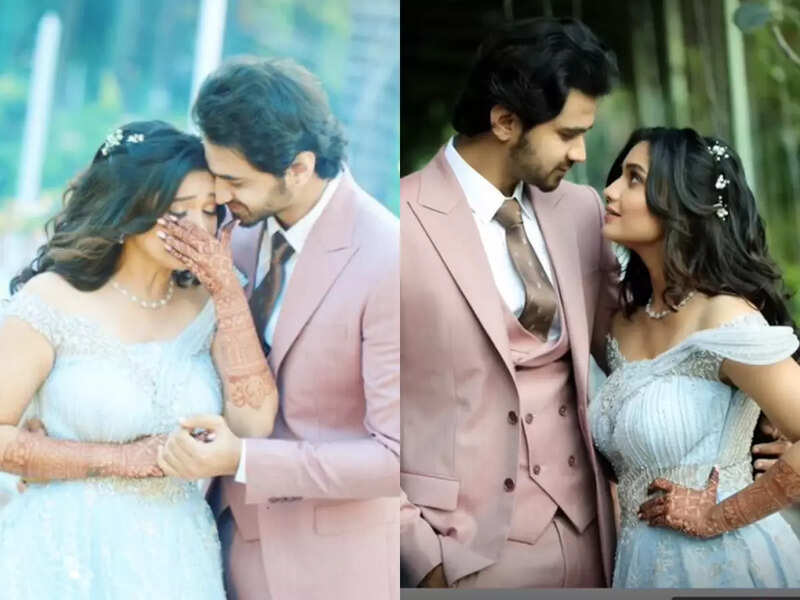 Hruta Durgule and Prateek Shah celebrate 3 months of engagement ...